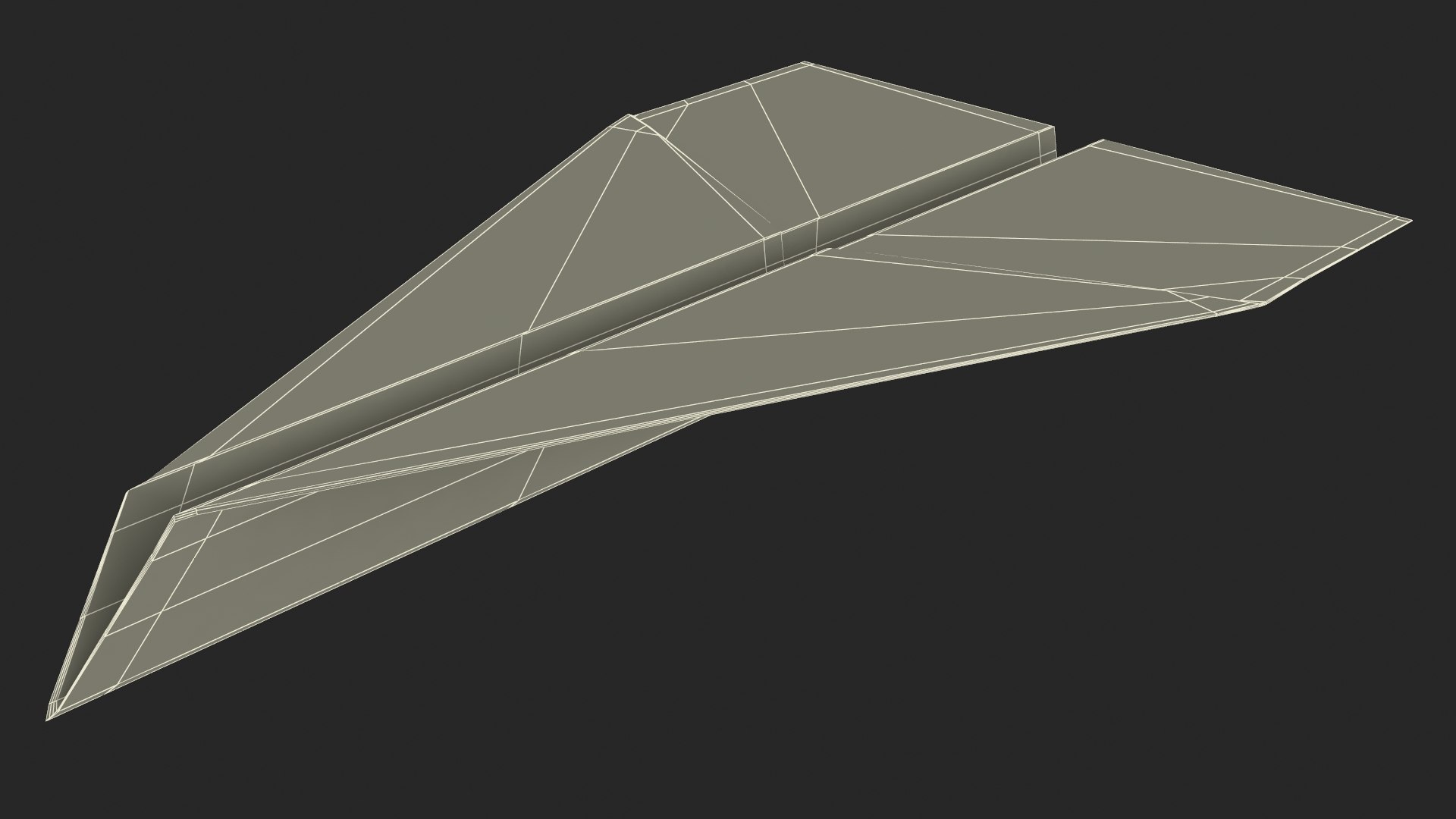 3D Paper Airplane Model - TurboSquid 2279761