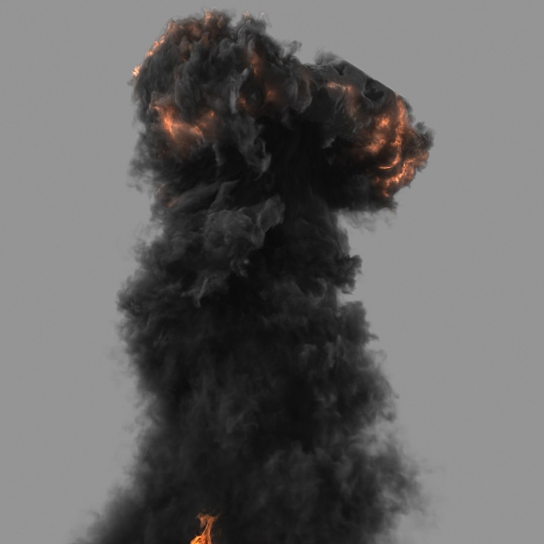 3d heavy plume fumefx