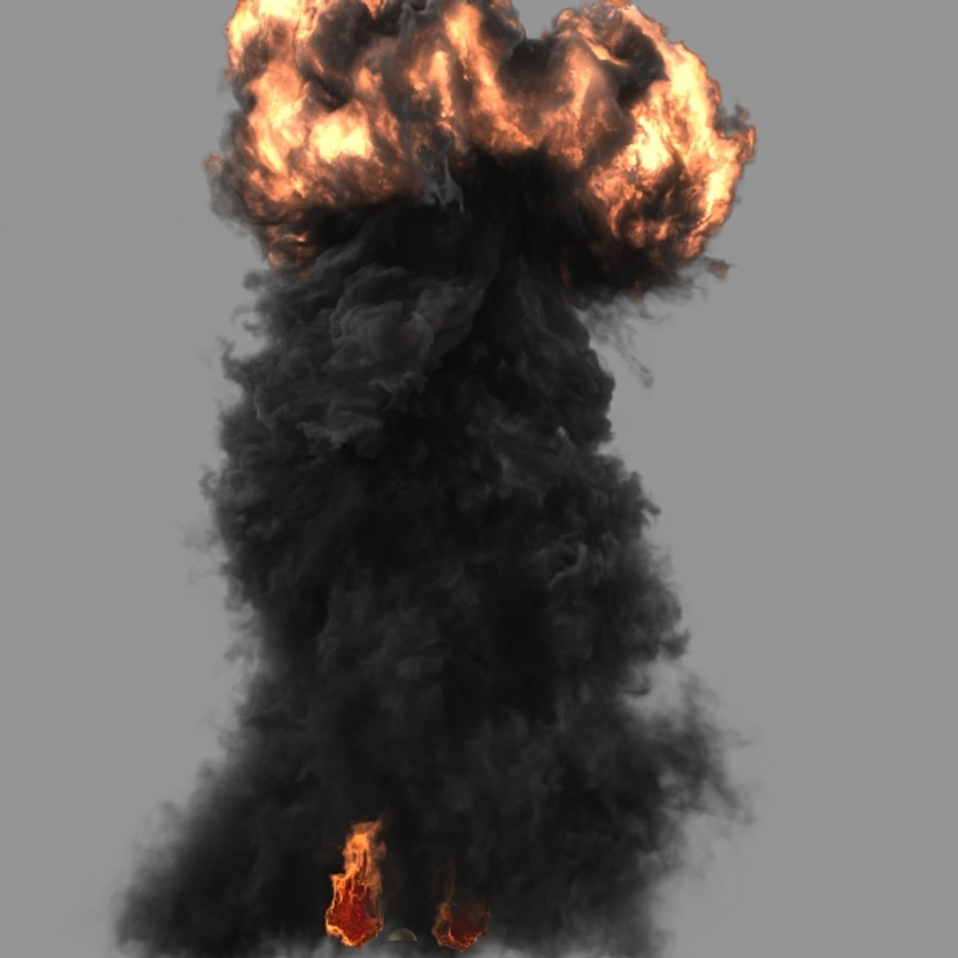 3d heavy plume fumefx
