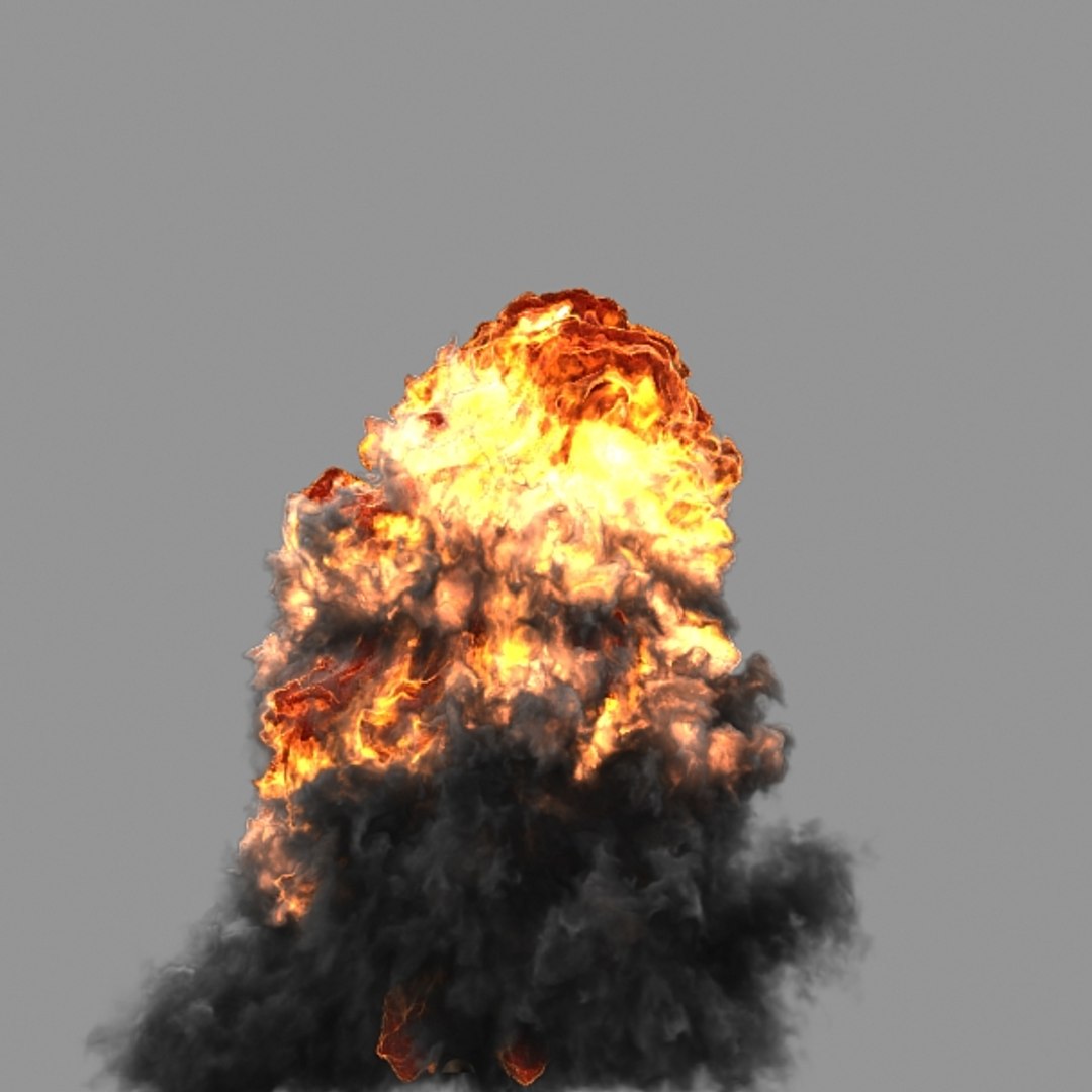 3d heavy plume fumefx