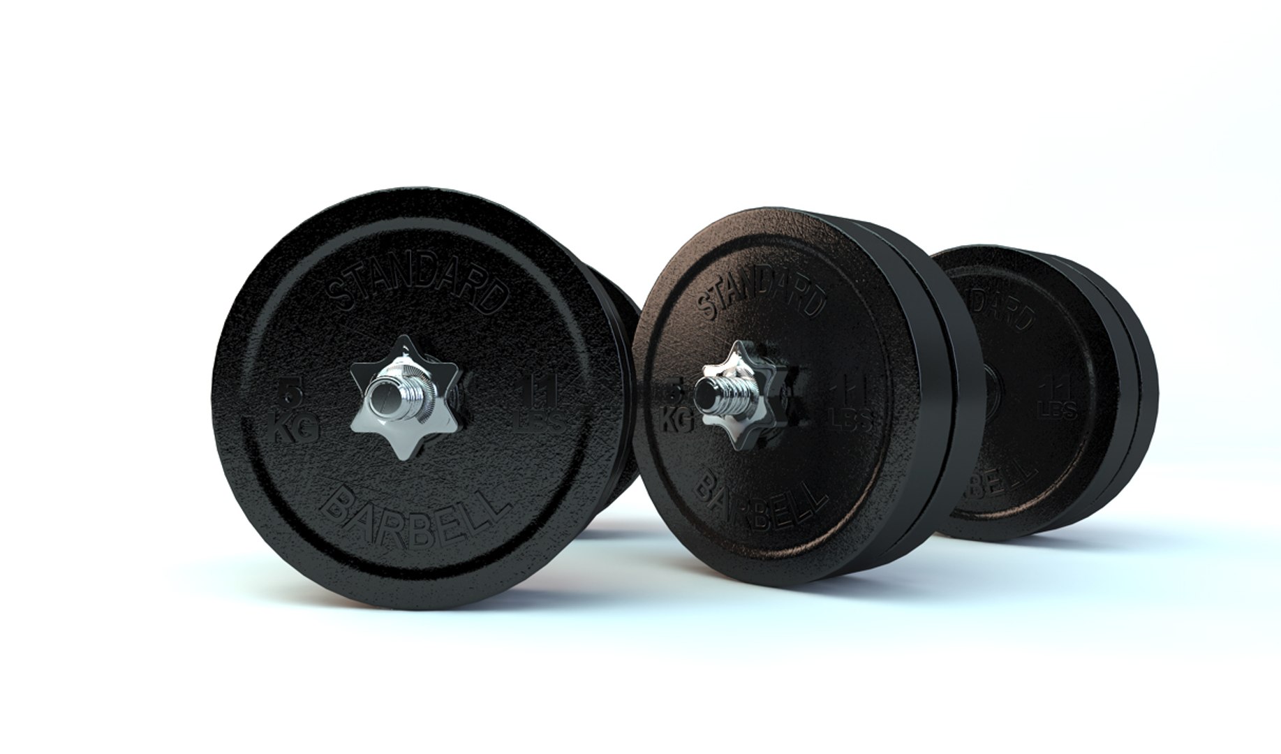 3d Model Small Weight Bar