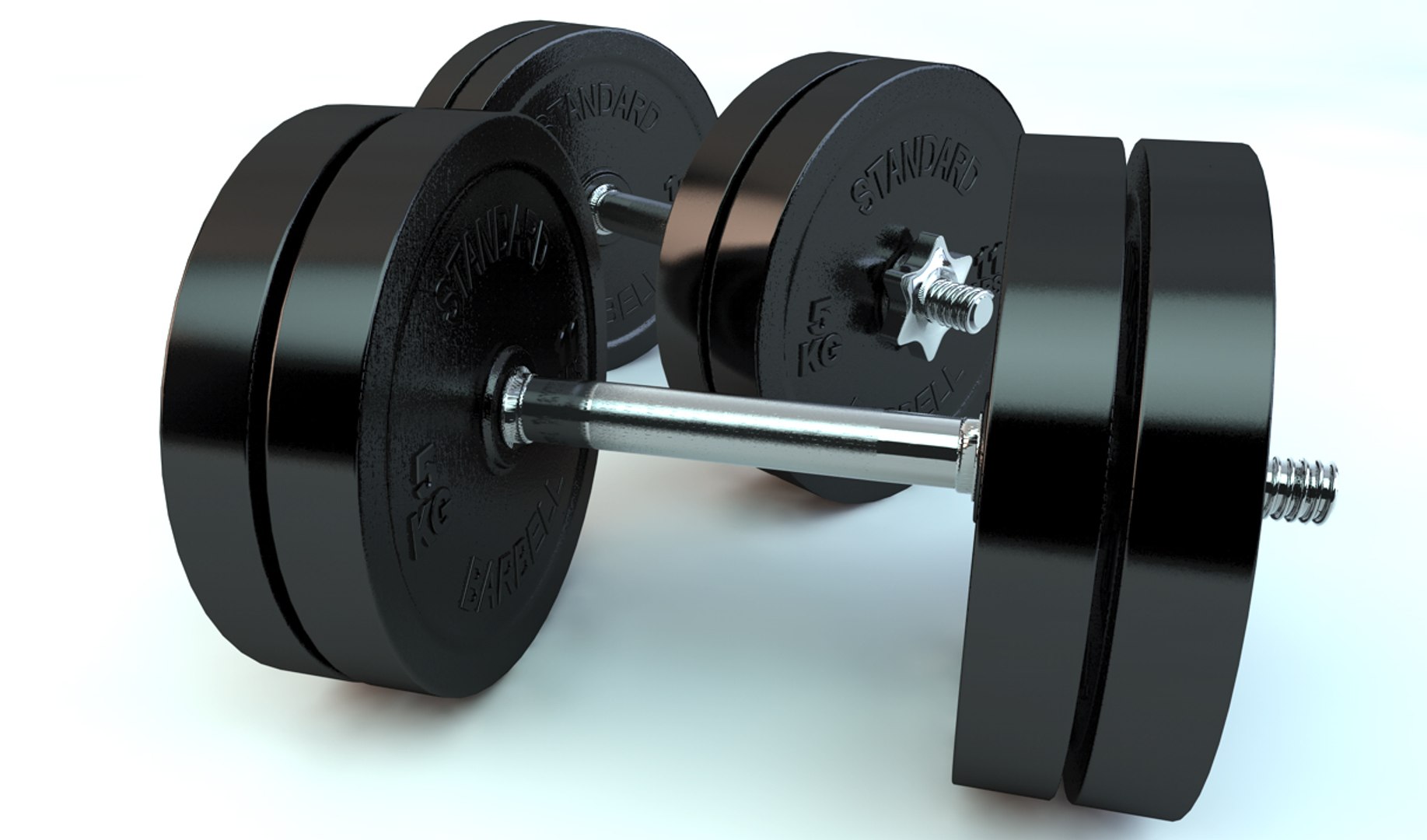 3d Model Small Weight Bar