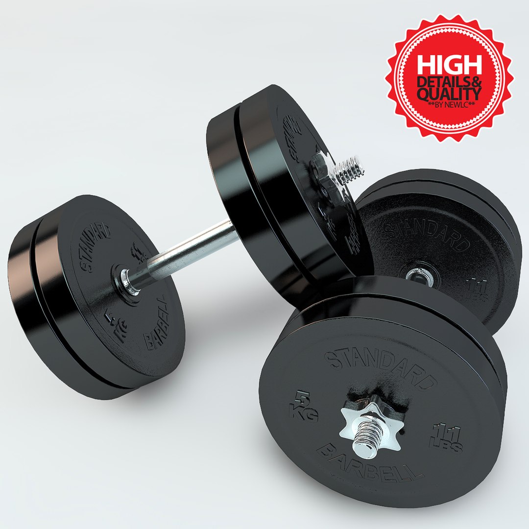 3d Model Small Weight Bar