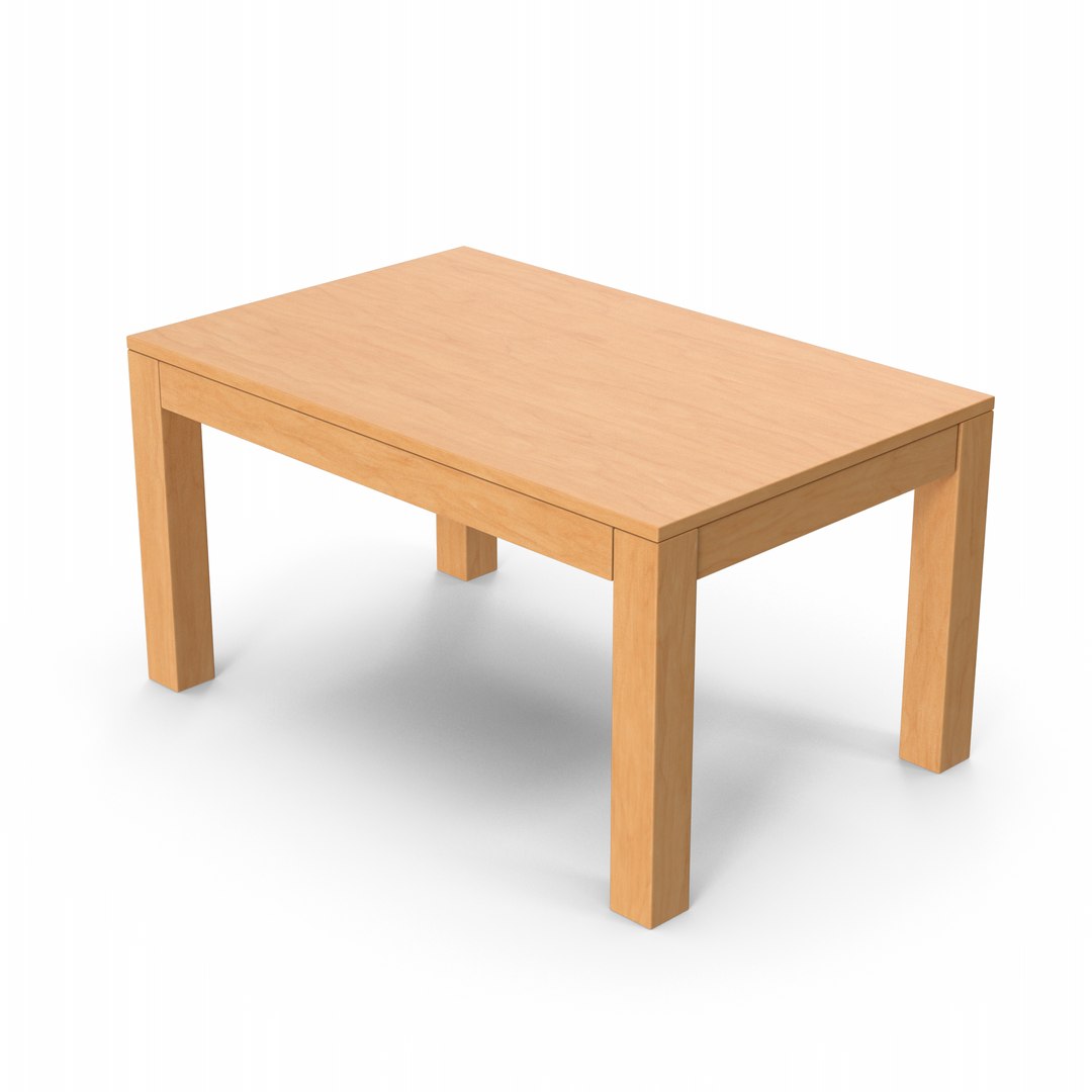 Wooden Table 3D model - TurboSquid 1842651