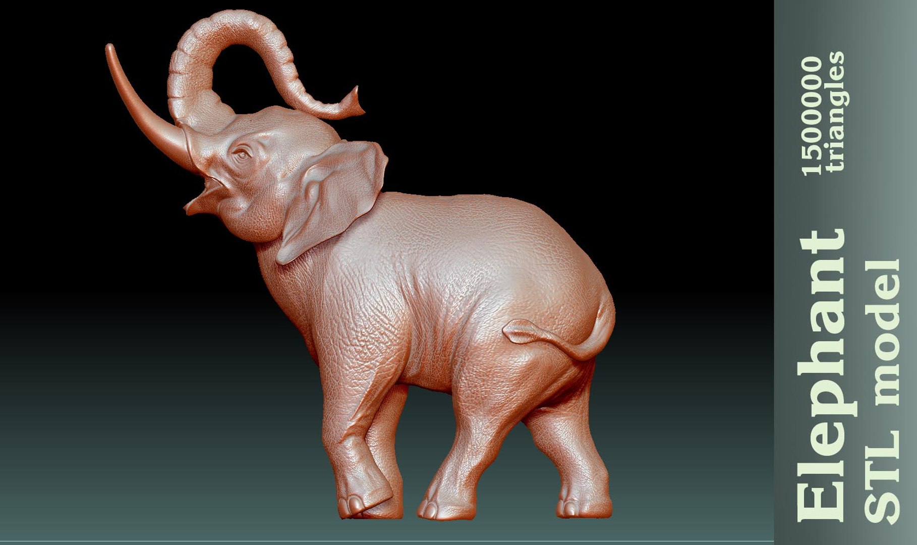 Stl Elephant 3d Model