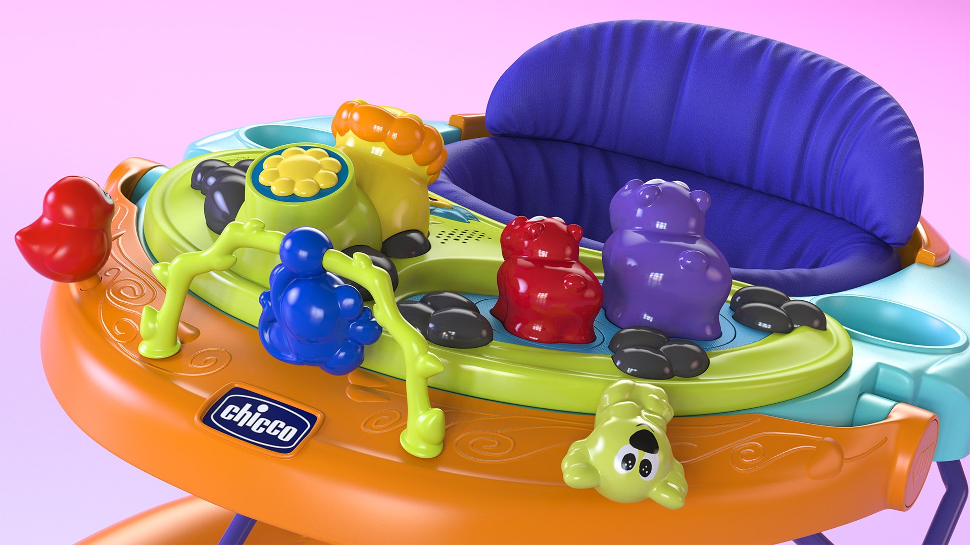 Chicco Walky Talky Baby 3D Model - TurboSquid 1451511