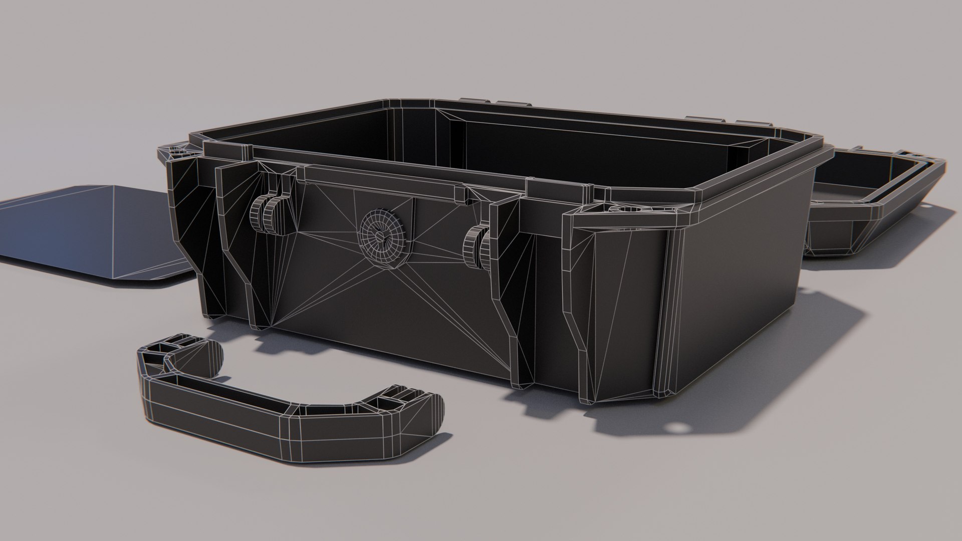 3D Model Vault V200 Pelican Pistol Hard Case 3 Colors - TurboSquid 2338505