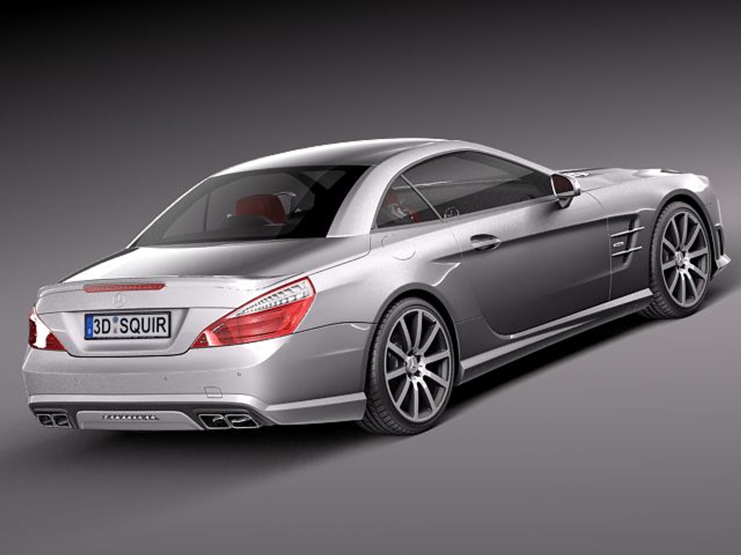 mercedes sl 63 amg c4d