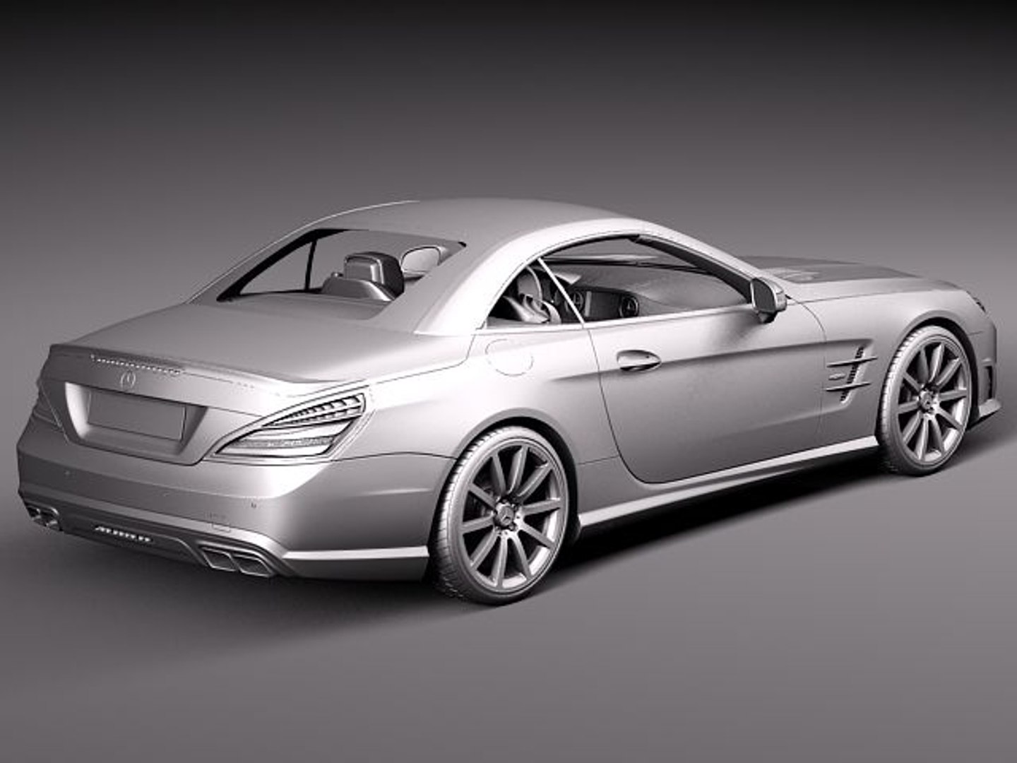 mercedes sl 63 amg c4d