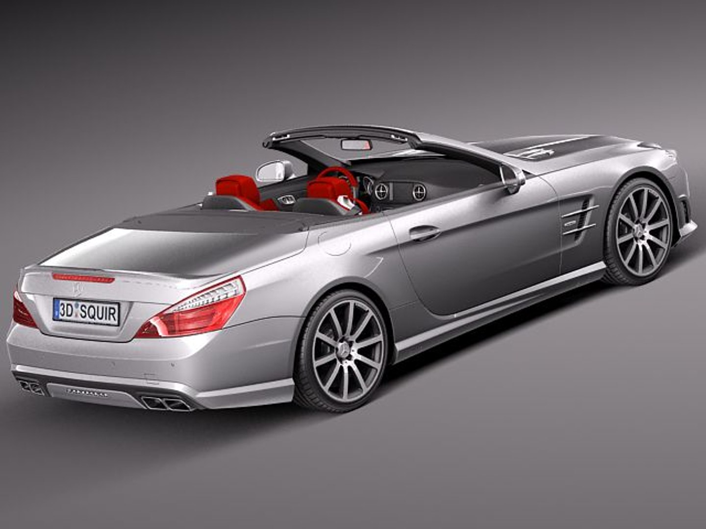 mercedes sl 63 amg c4d