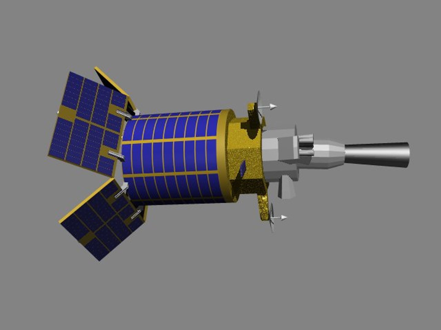 3d Model Defense Satellite