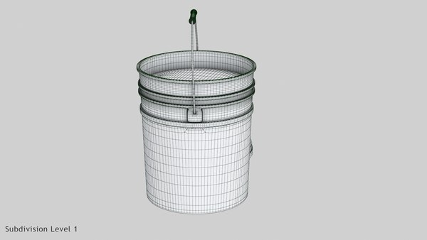 3D rusty bucket water model - TurboSquid 1521299