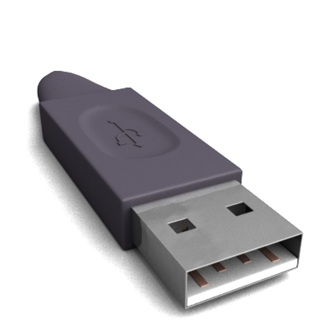 Usb Connector 3d Model
