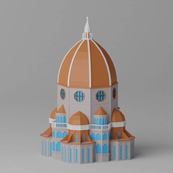 Florence Cathedral Blender Models for Download | TurboSquid