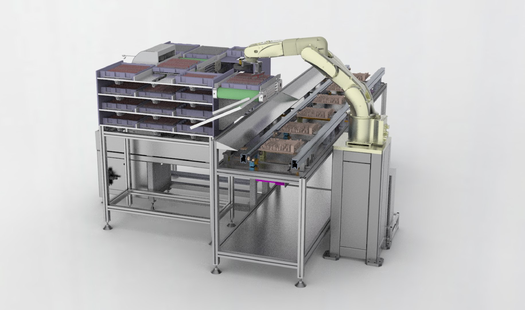 Automatic Memory Module Assembly Machine 3D Model - TurboSquid 1792409