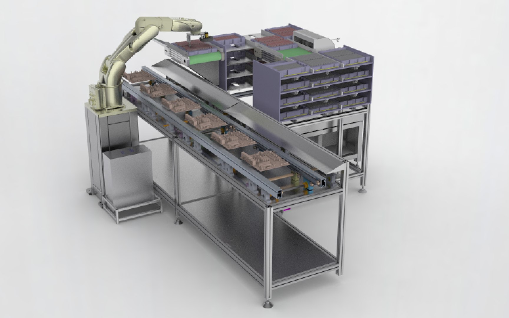 Automatic Memory Module Assembly Machine 3D Model - TurboSquid 1792409