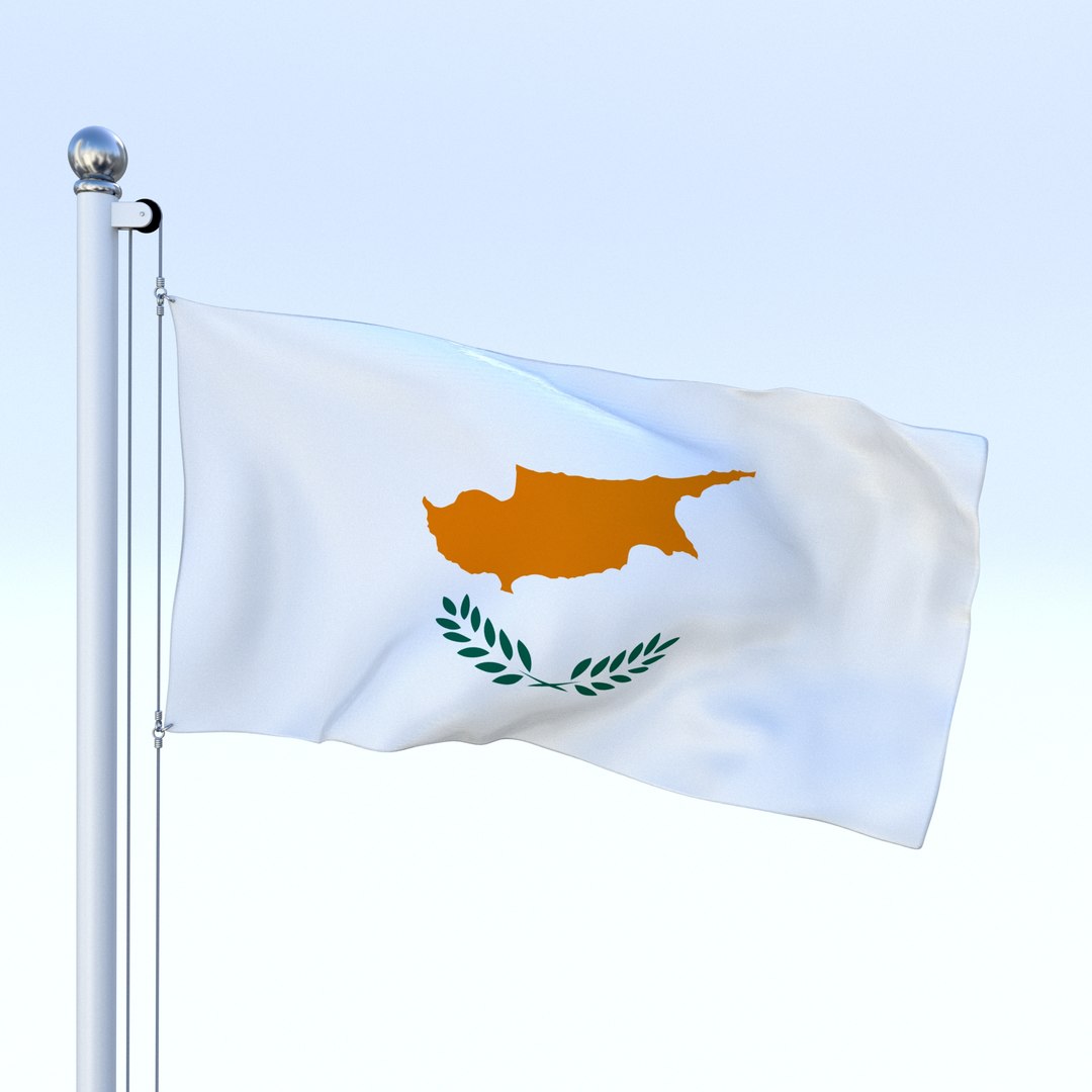 3d flag pole