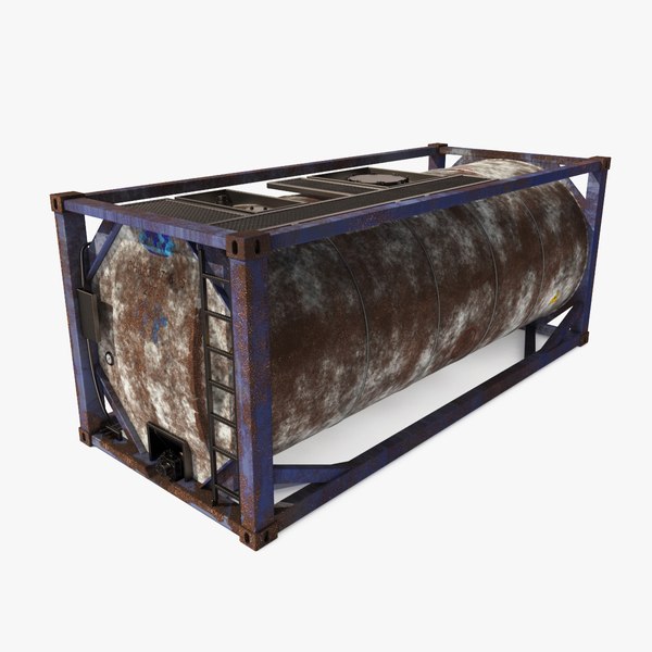 3D iso tank container - TurboSquid 1186117