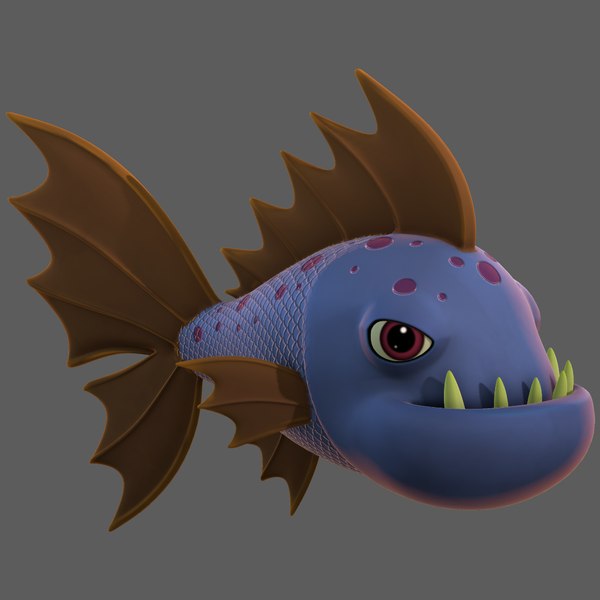Cartoon Fish Blender Models for Download | TurboSquid