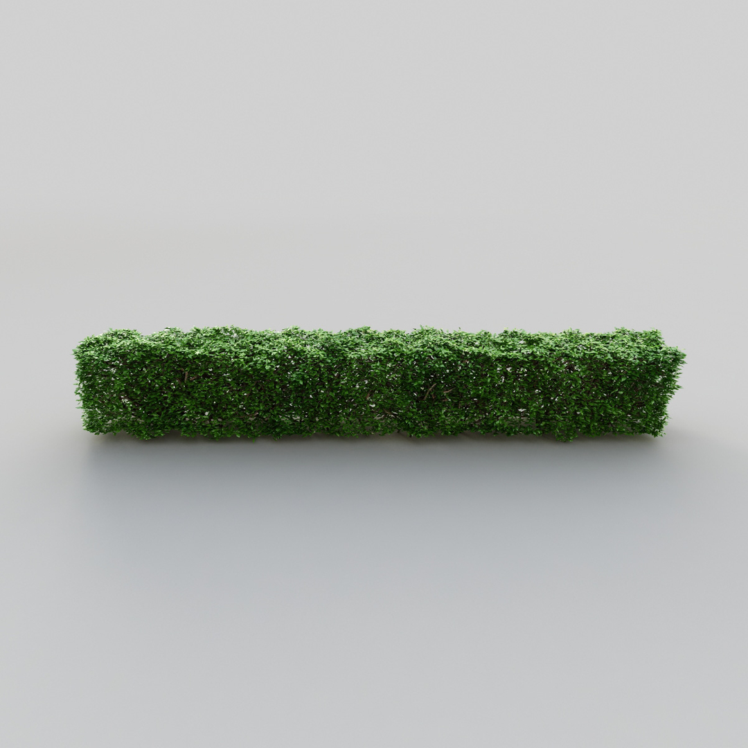 3ds max hedge plant gardens