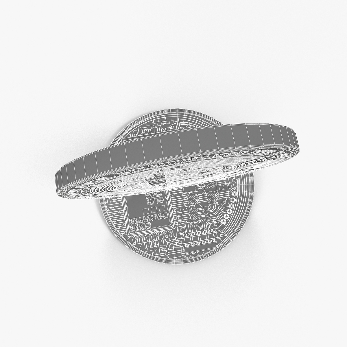 3d bitcoin coin model