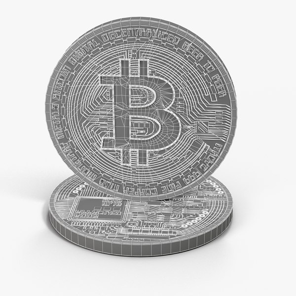 3d bitcoin coin model