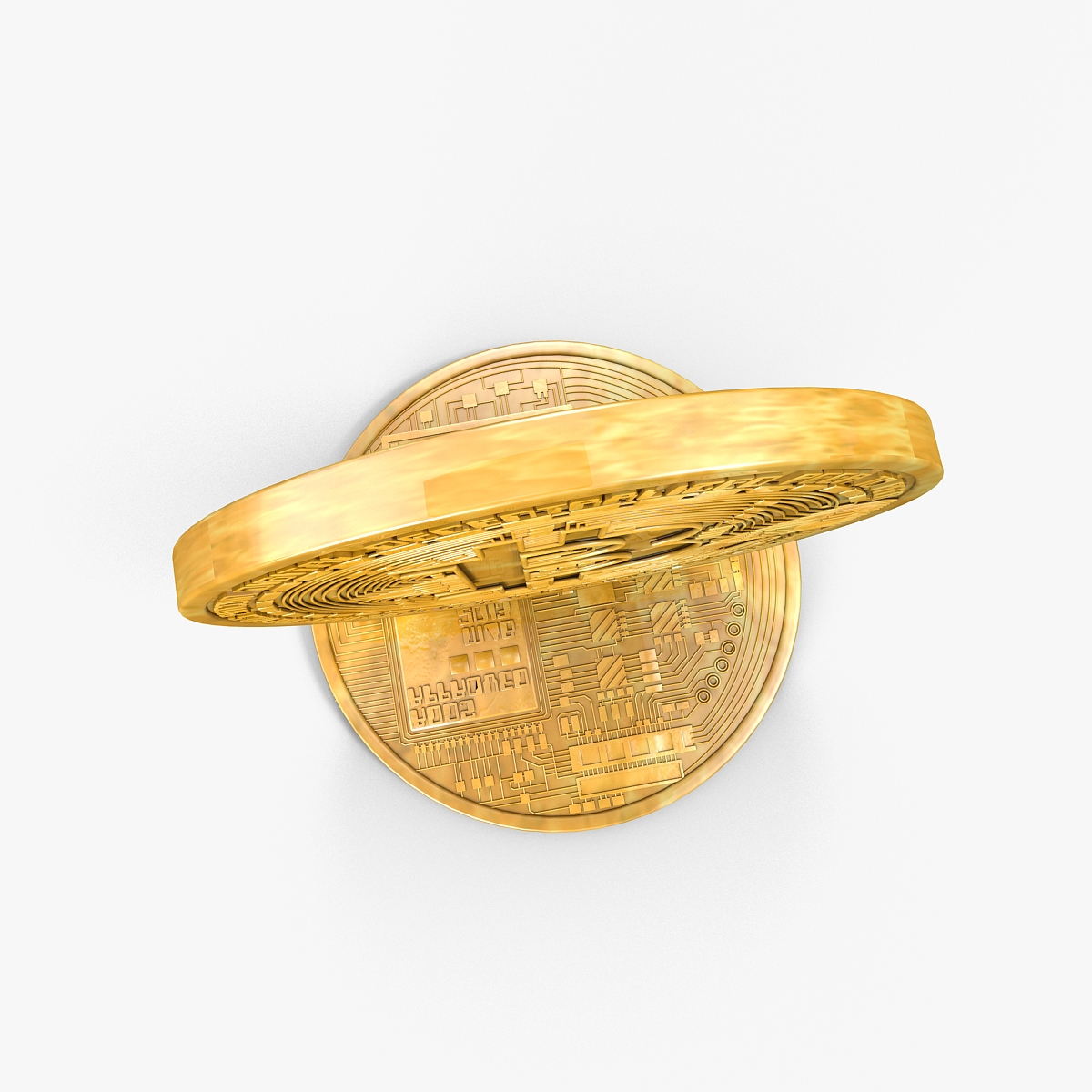 3d bitcoin coin model