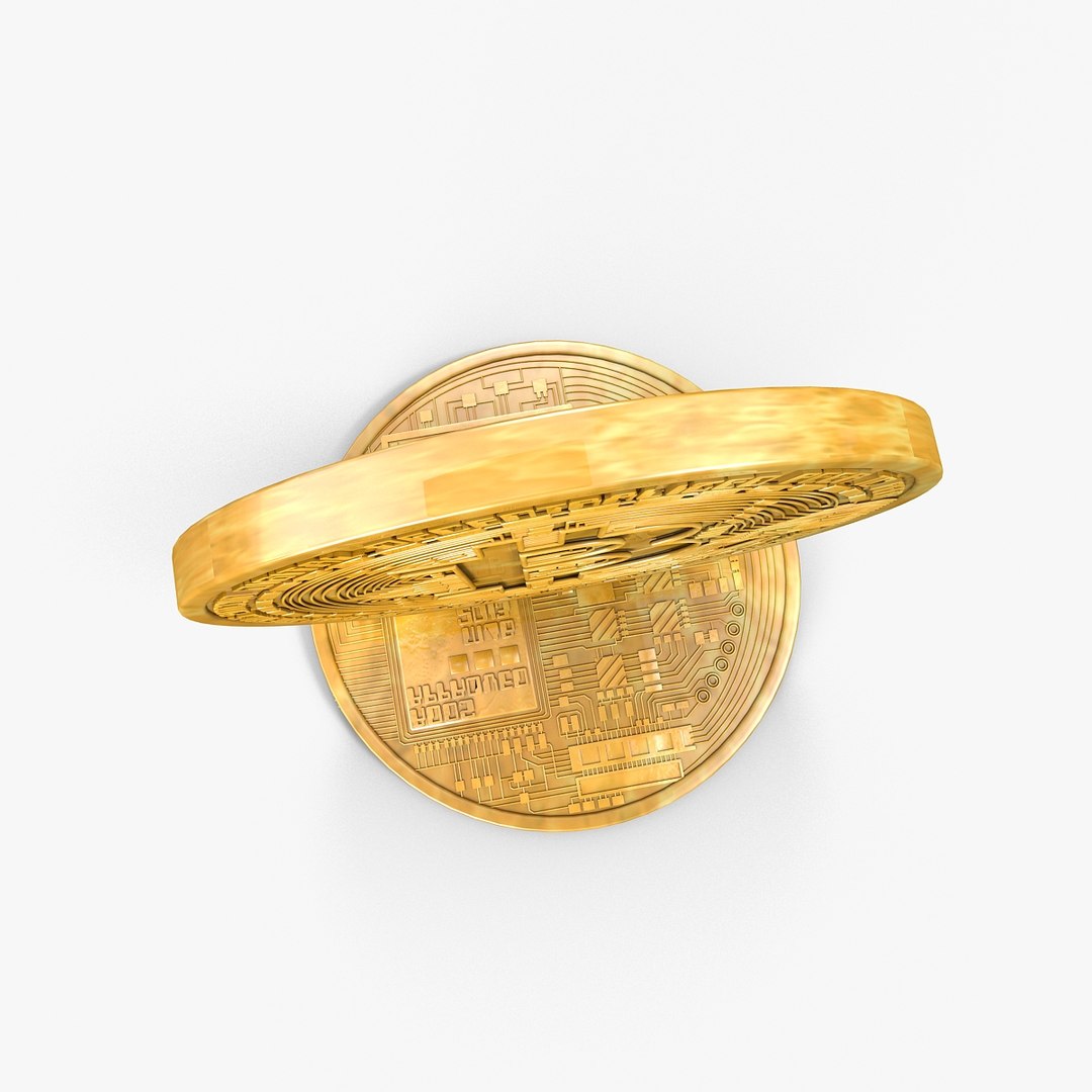 3d Bitcoin Coin Model