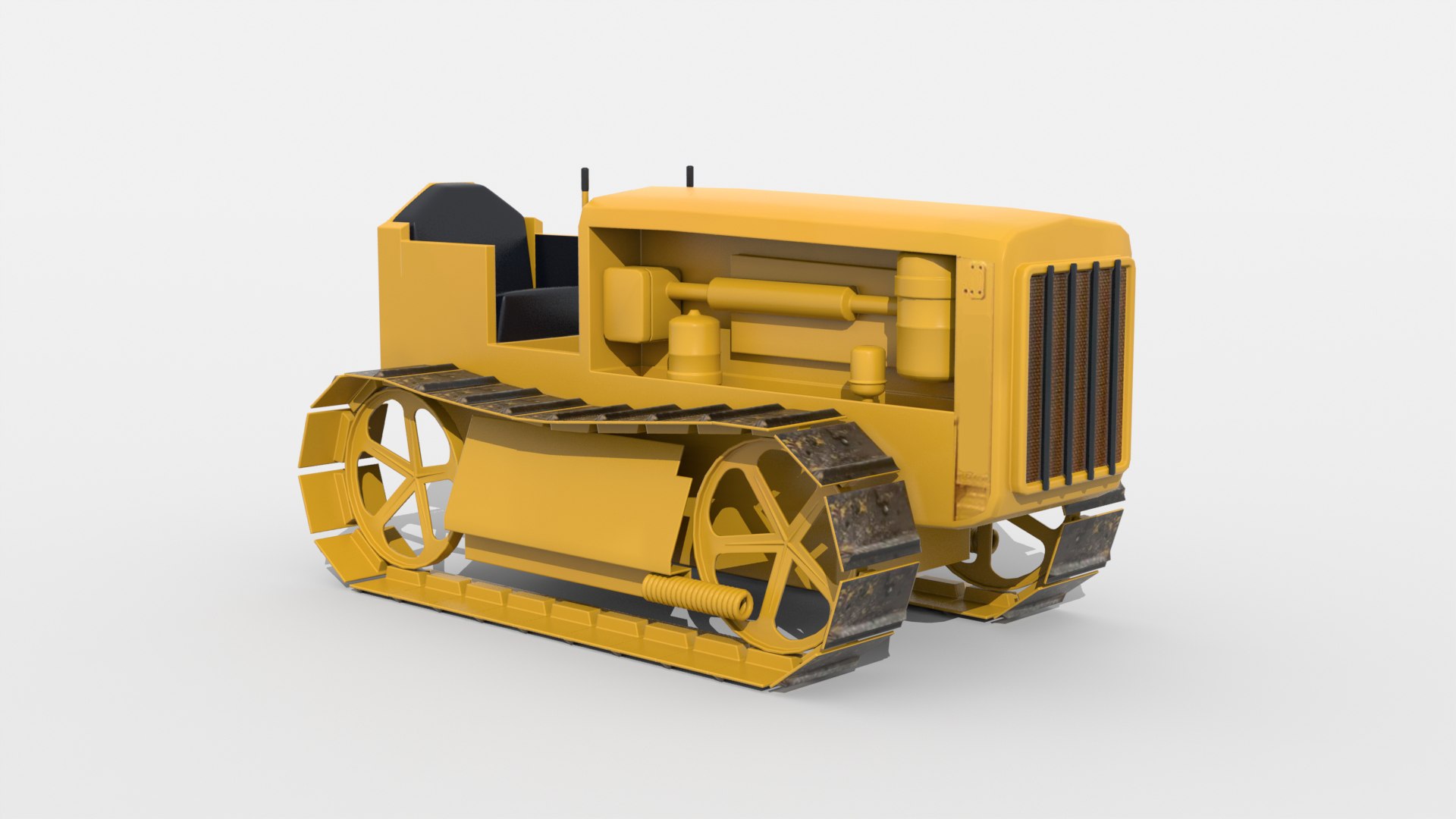 1930 - Bulldozer 3D Model - TurboSquid 1194833