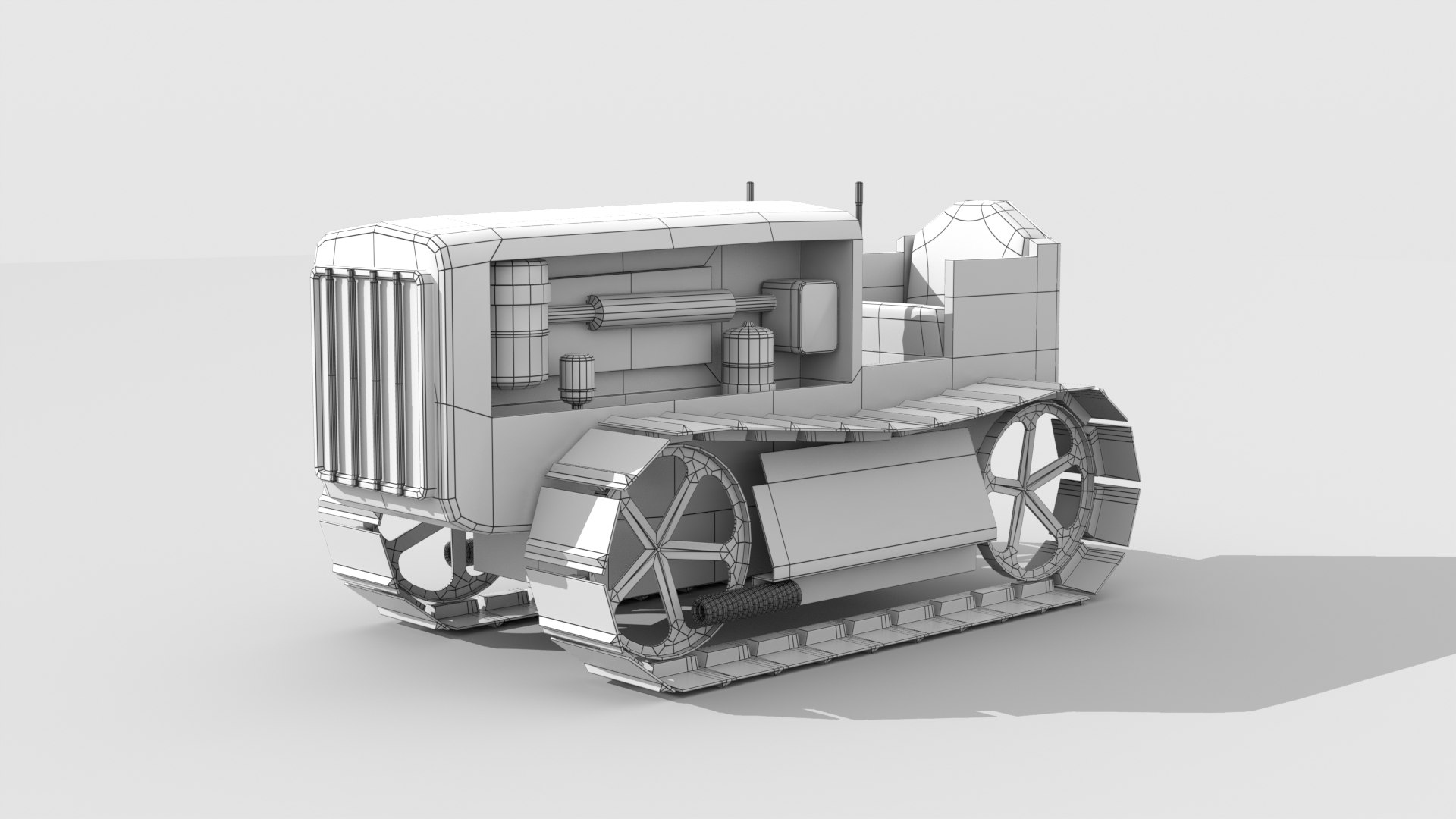 1930 - Bulldozer 3D Model - TurboSquid 1194833