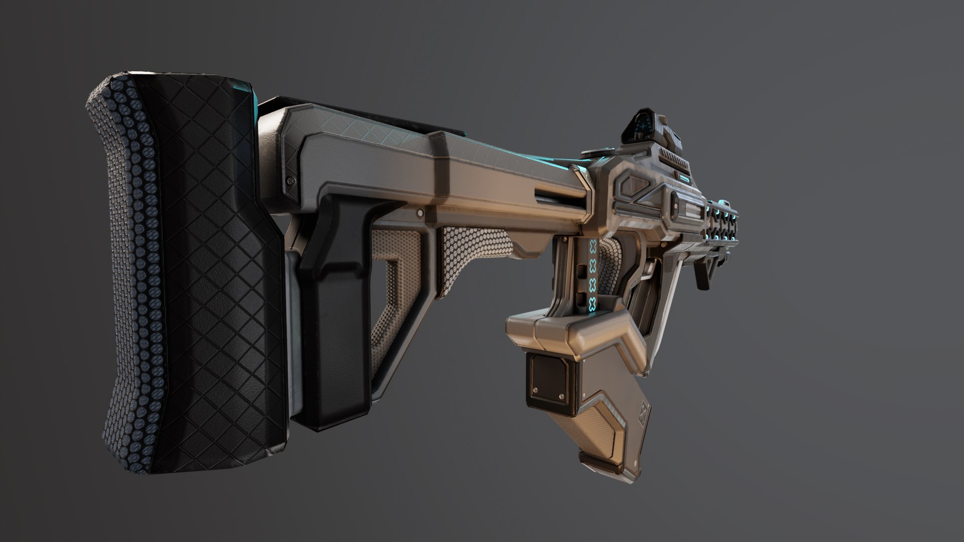 3D Sci-Fi Assault Rifle Model - TurboSquid 2279173