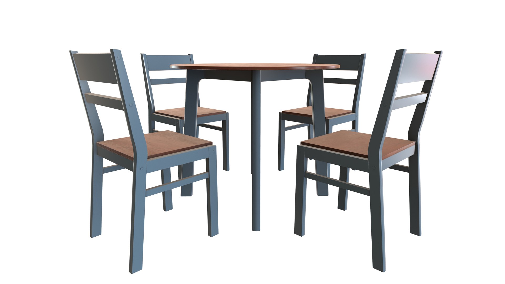Dining Table With Chair Model - TurboSquid 1952961