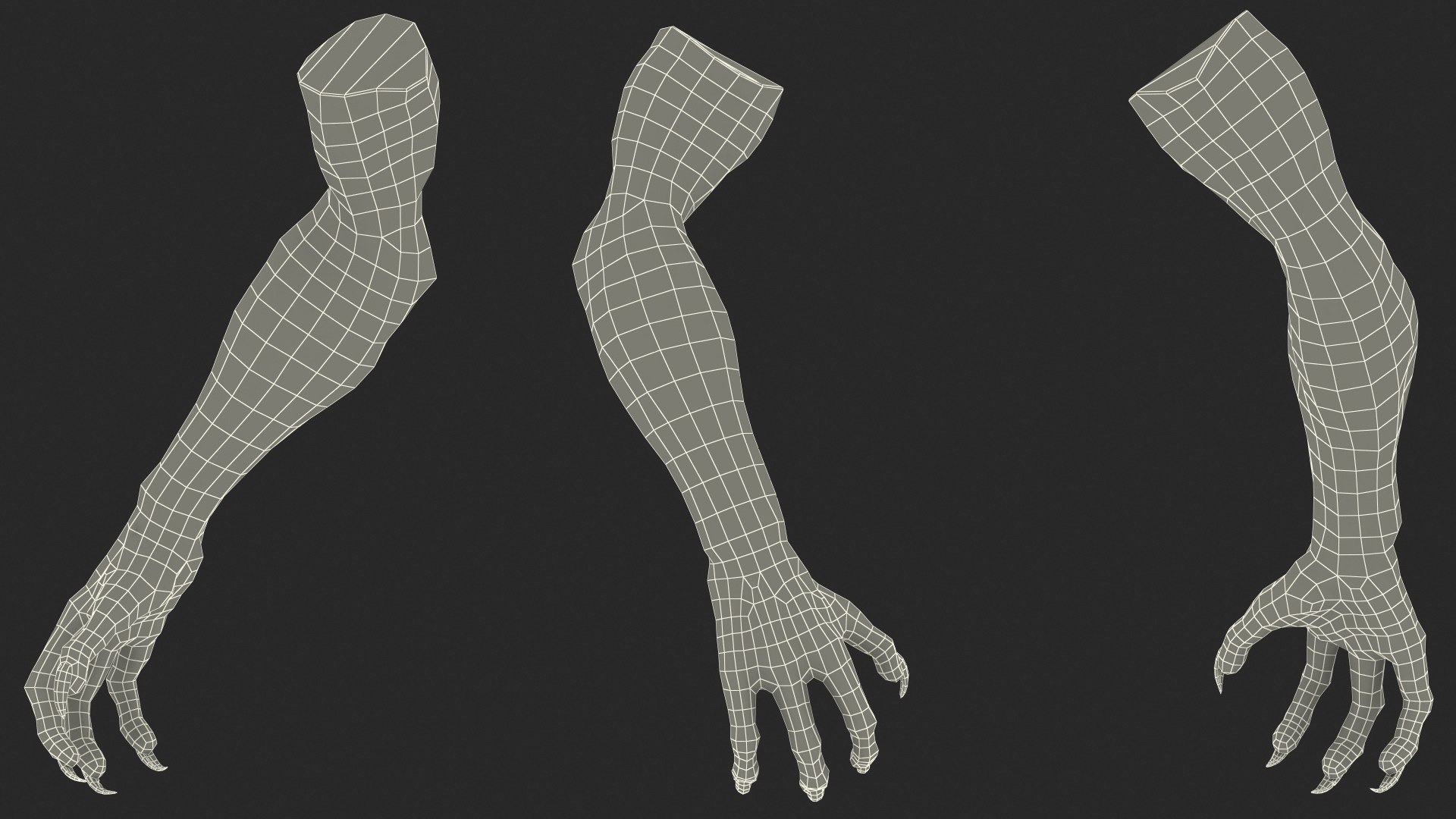 Monster creature arm model - TurboSquid 1701502