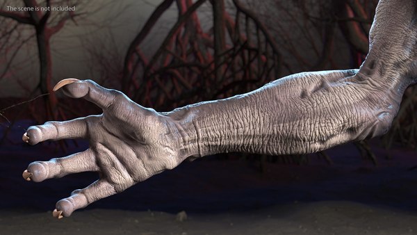 Monster creature arm model - TurboSquid 1701502