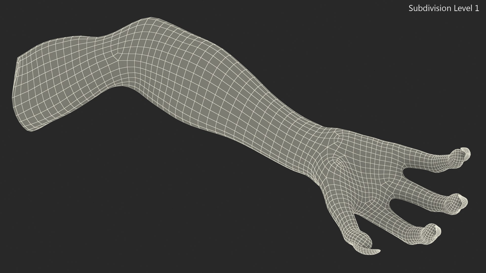 Monster creature arm model - TurboSquid 1701502
