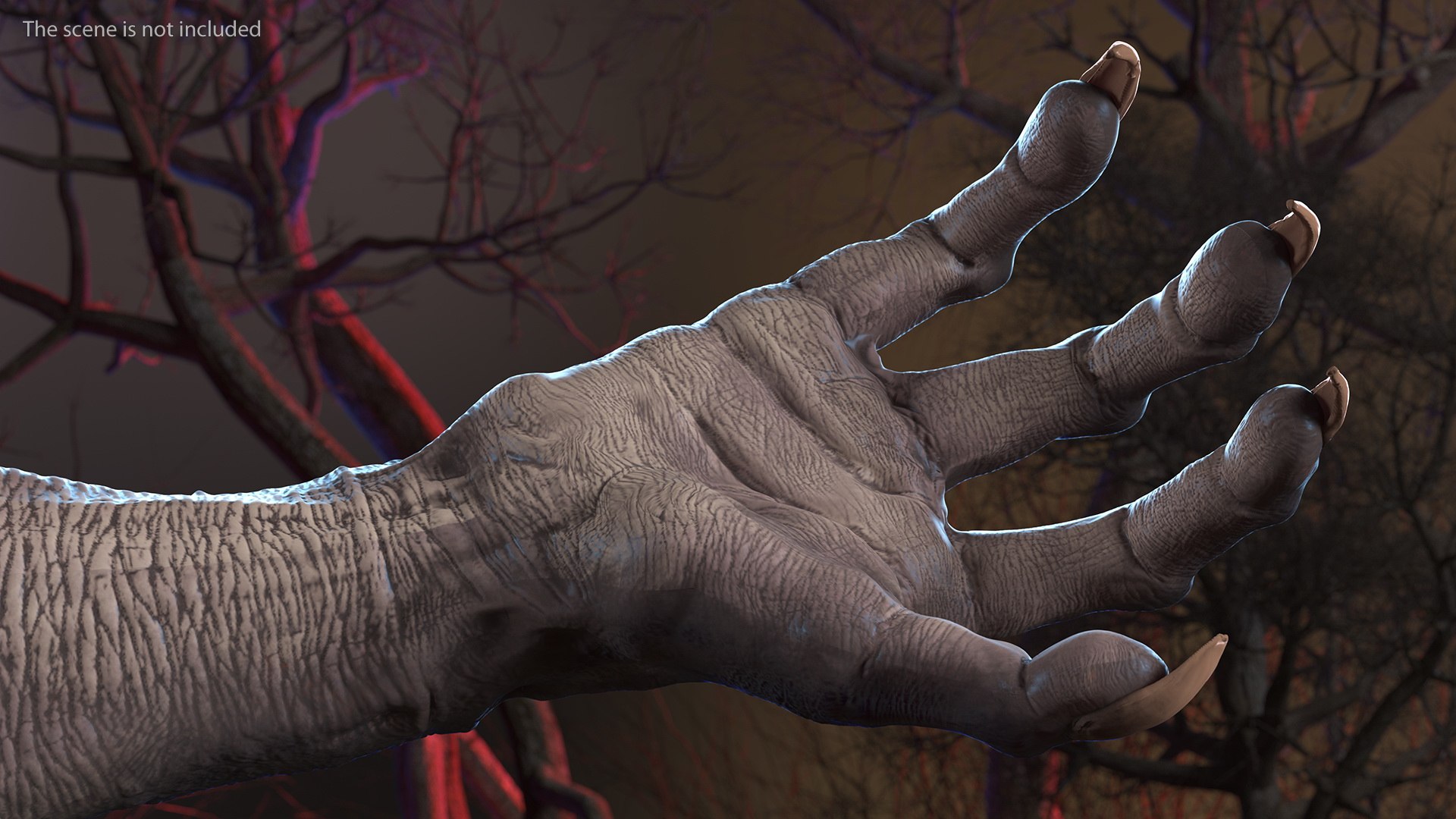 Monster Creature Arm Model - TurboSquid 1701502