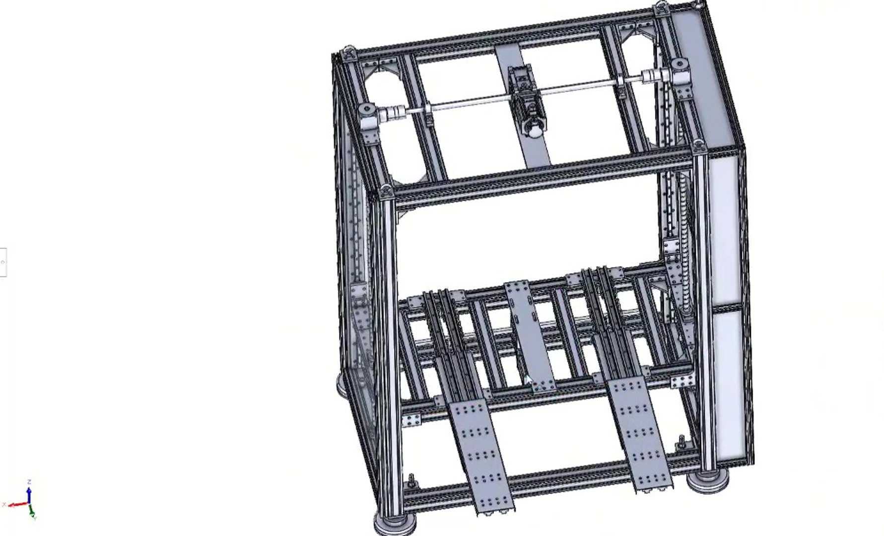 3D Double Screw Telescopic Lift With Telescopic Fork - High Precision ...