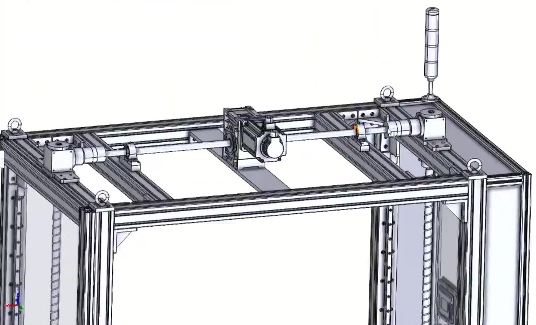 3D Double Screw Telescopic Lift With Telescopic Fork - High Precision ...