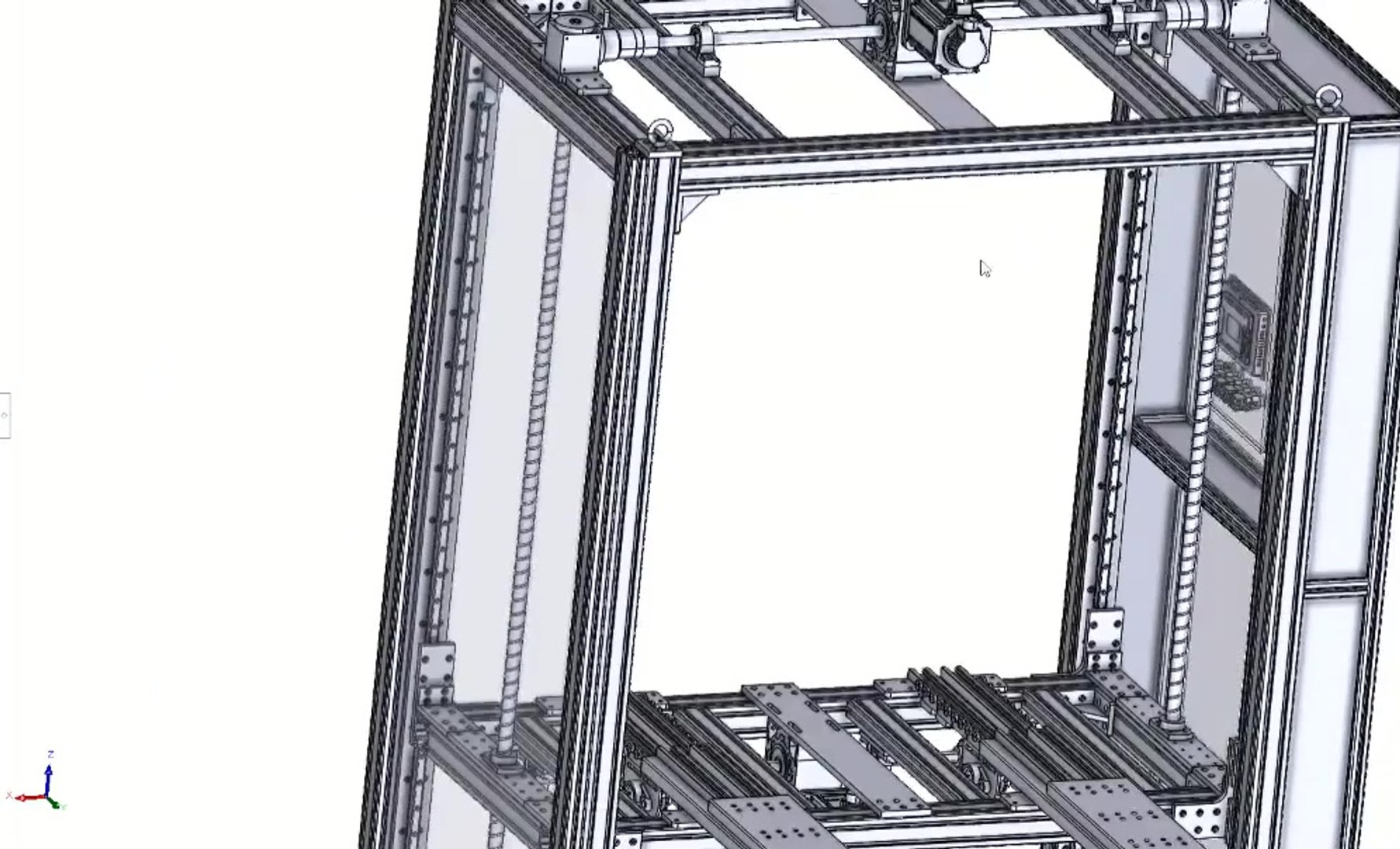 3D Double Screw Telescopic Lift With Telescopic Fork - High Precision ...