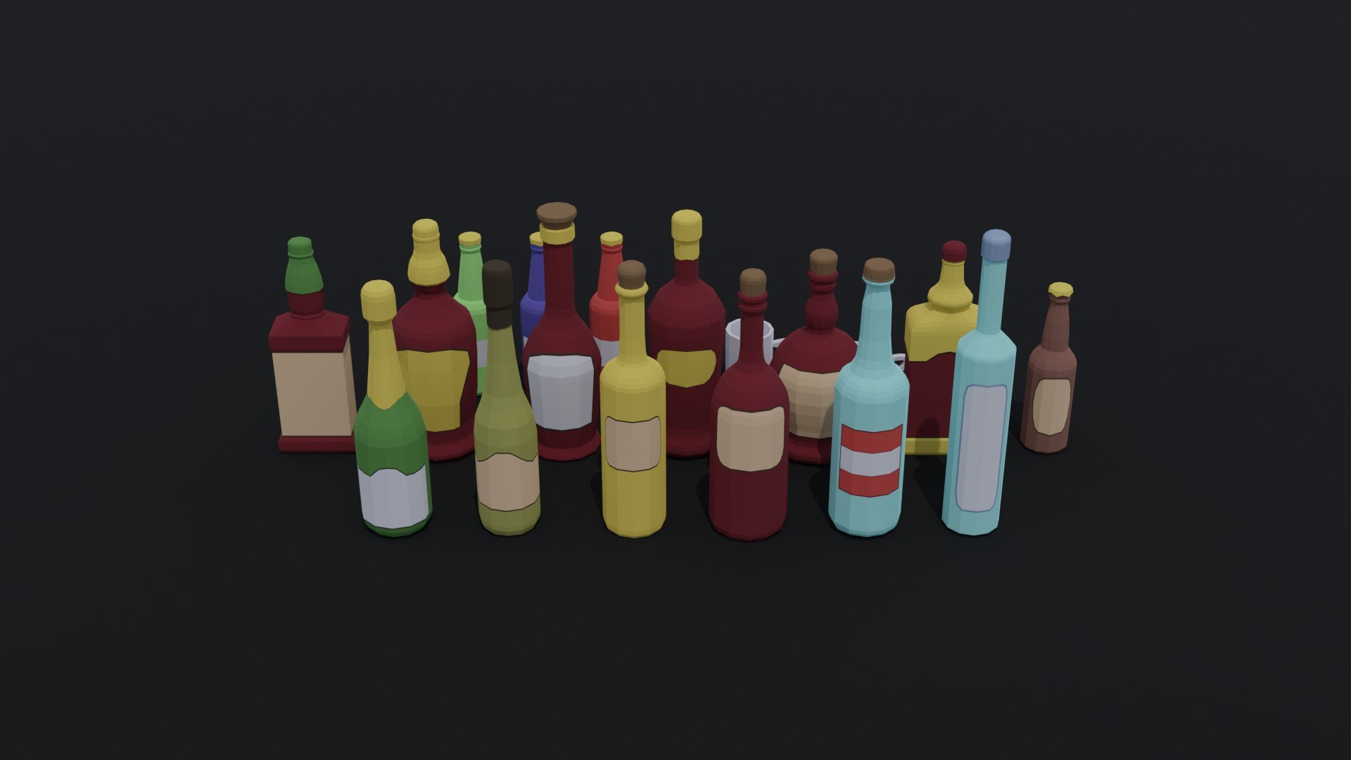 Cartoon alcohol 3D - TurboSquid 1712348