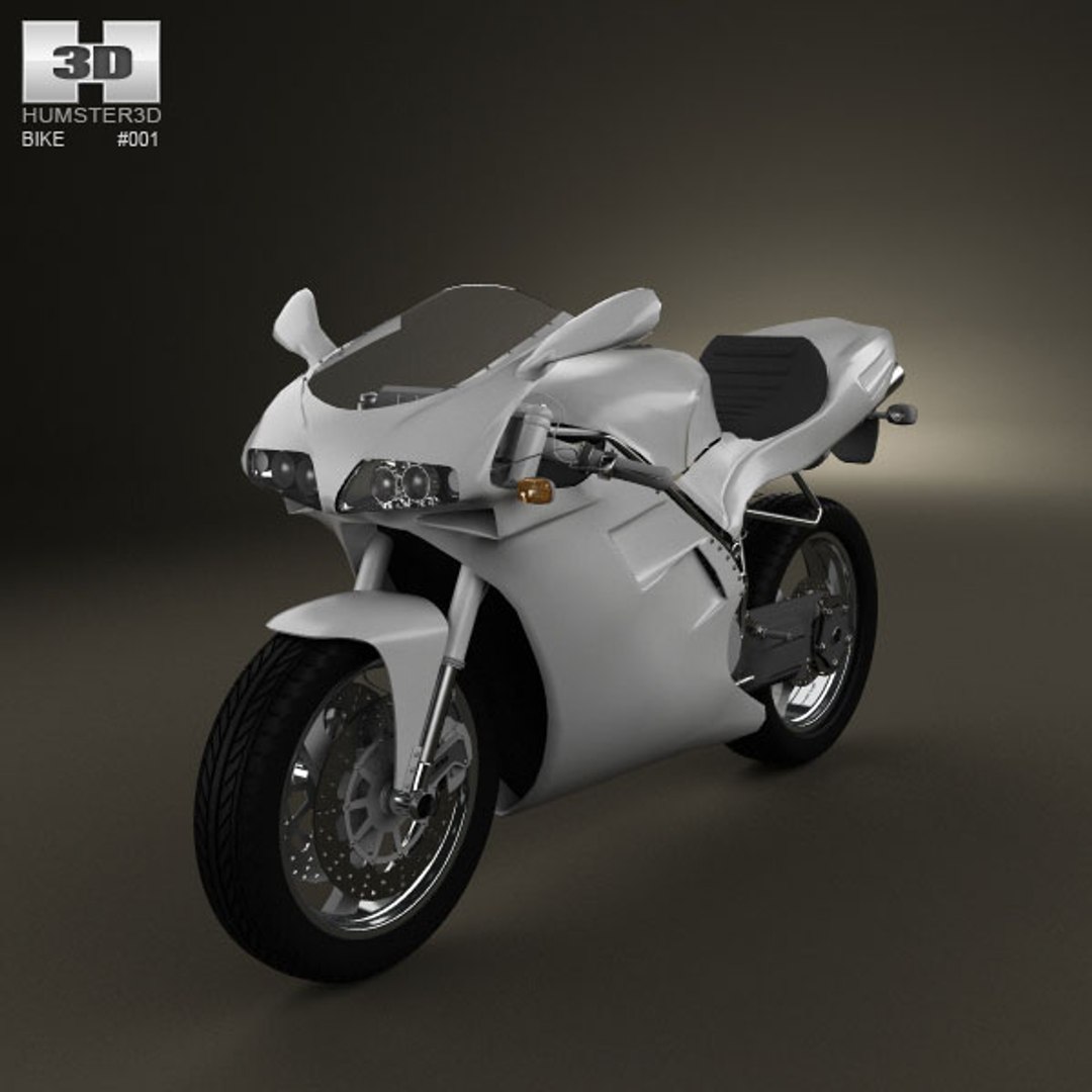 sport bike 3d model