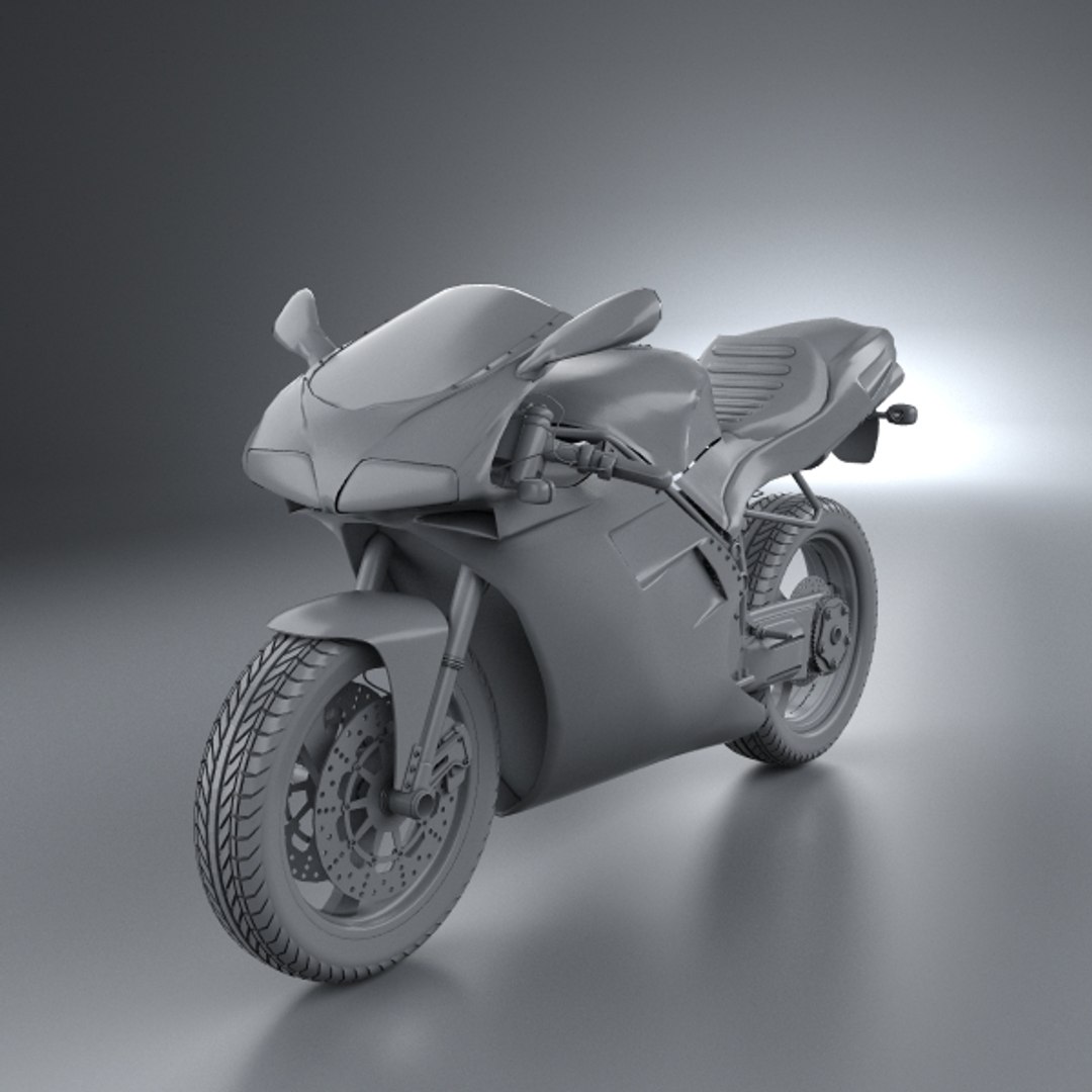 sport bike 3d model
