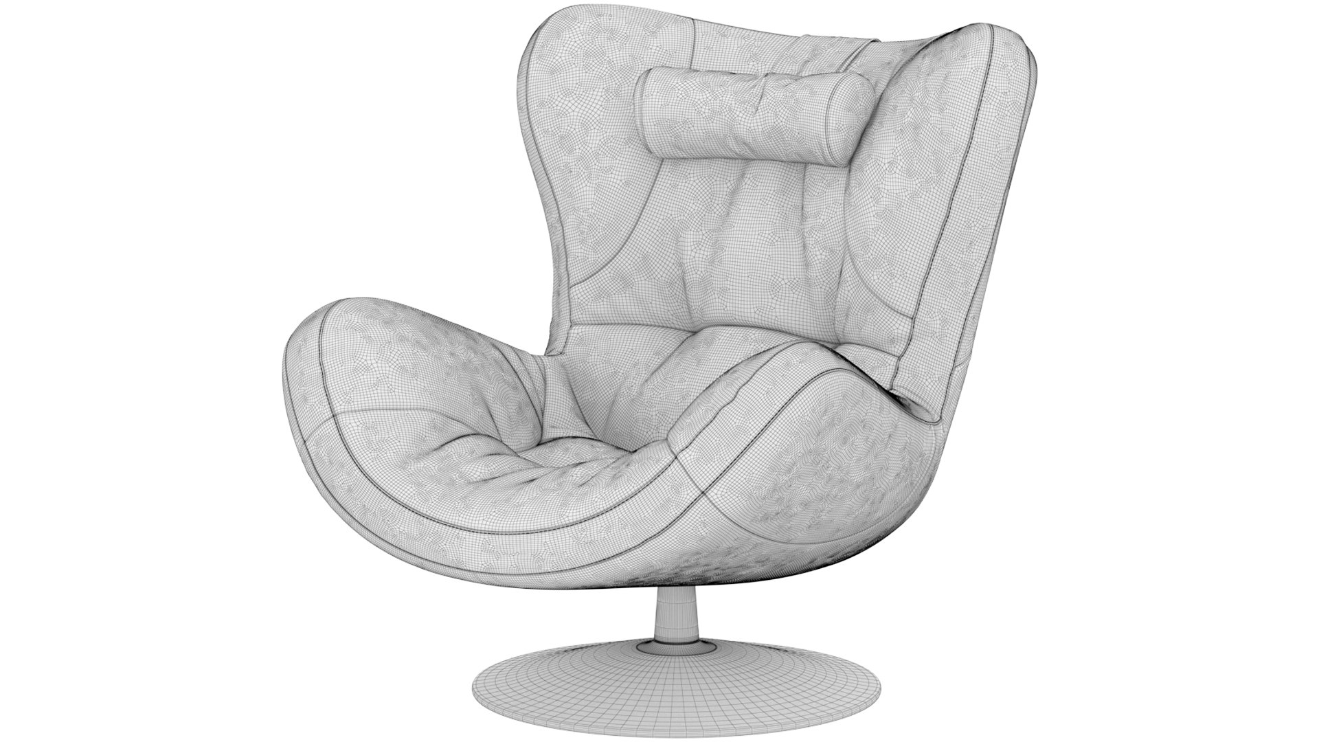 Sound Armchair By Natuzzi Italia 3D Model - TurboSquid 1987980