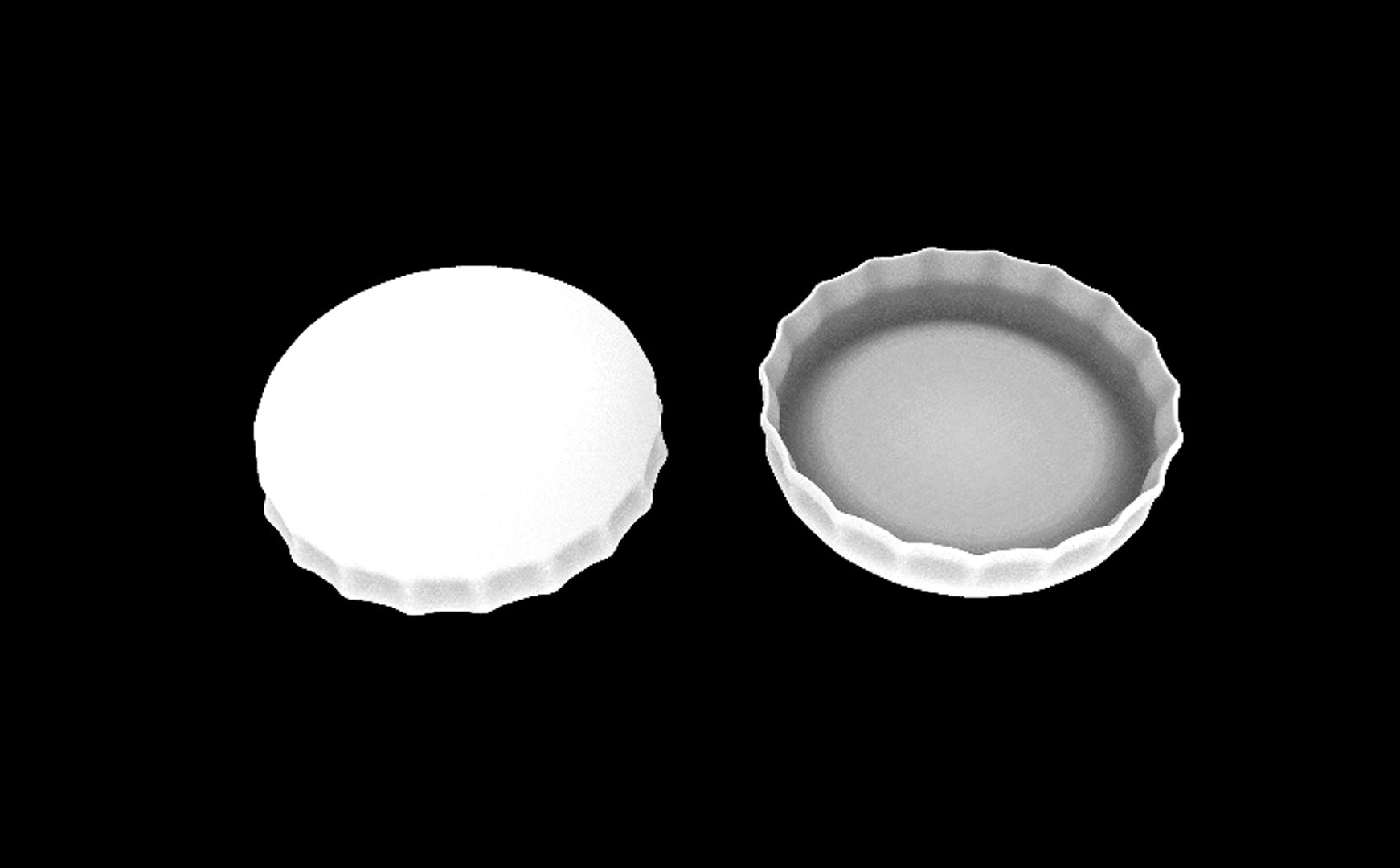 Metal Bottle Cap 3d Obj