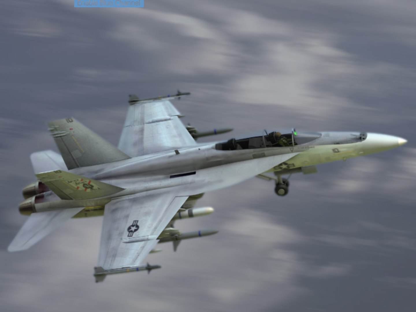 3d navy fa18f fighter black aces