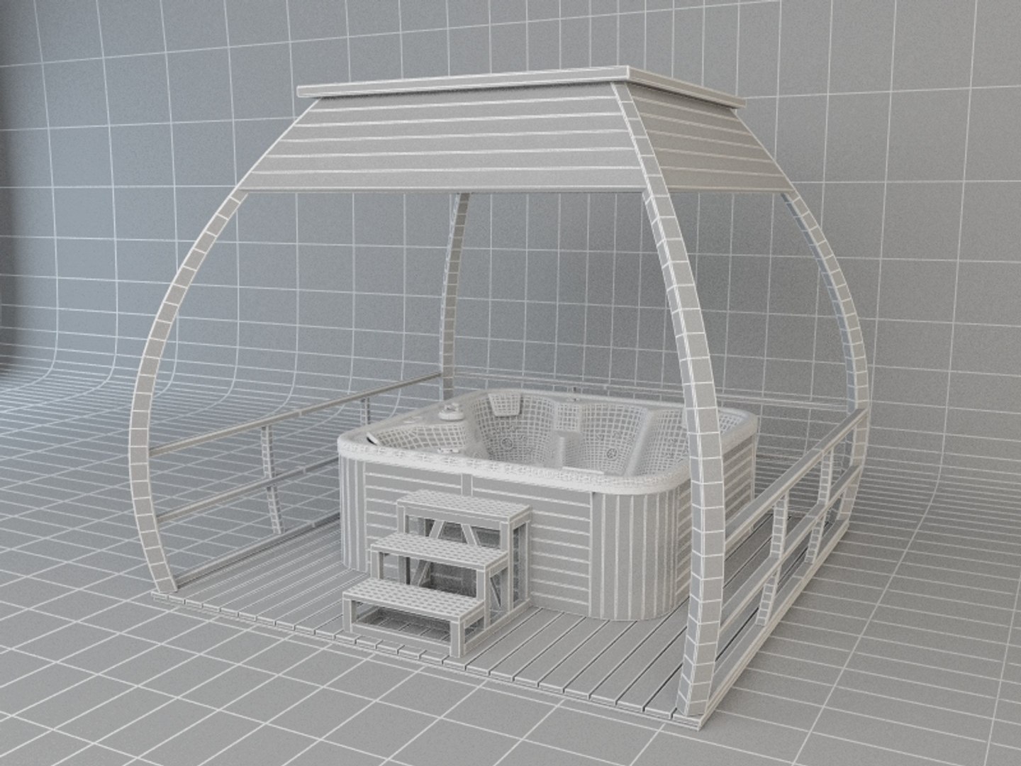 Whirlpool Outdoor Jacuzzi Max