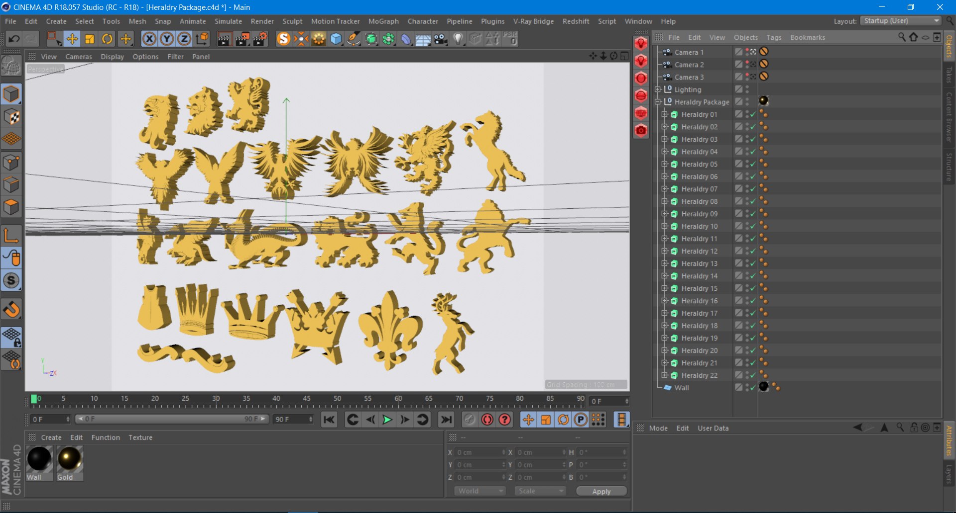Heraldry 3D model - TurboSquid 1668438