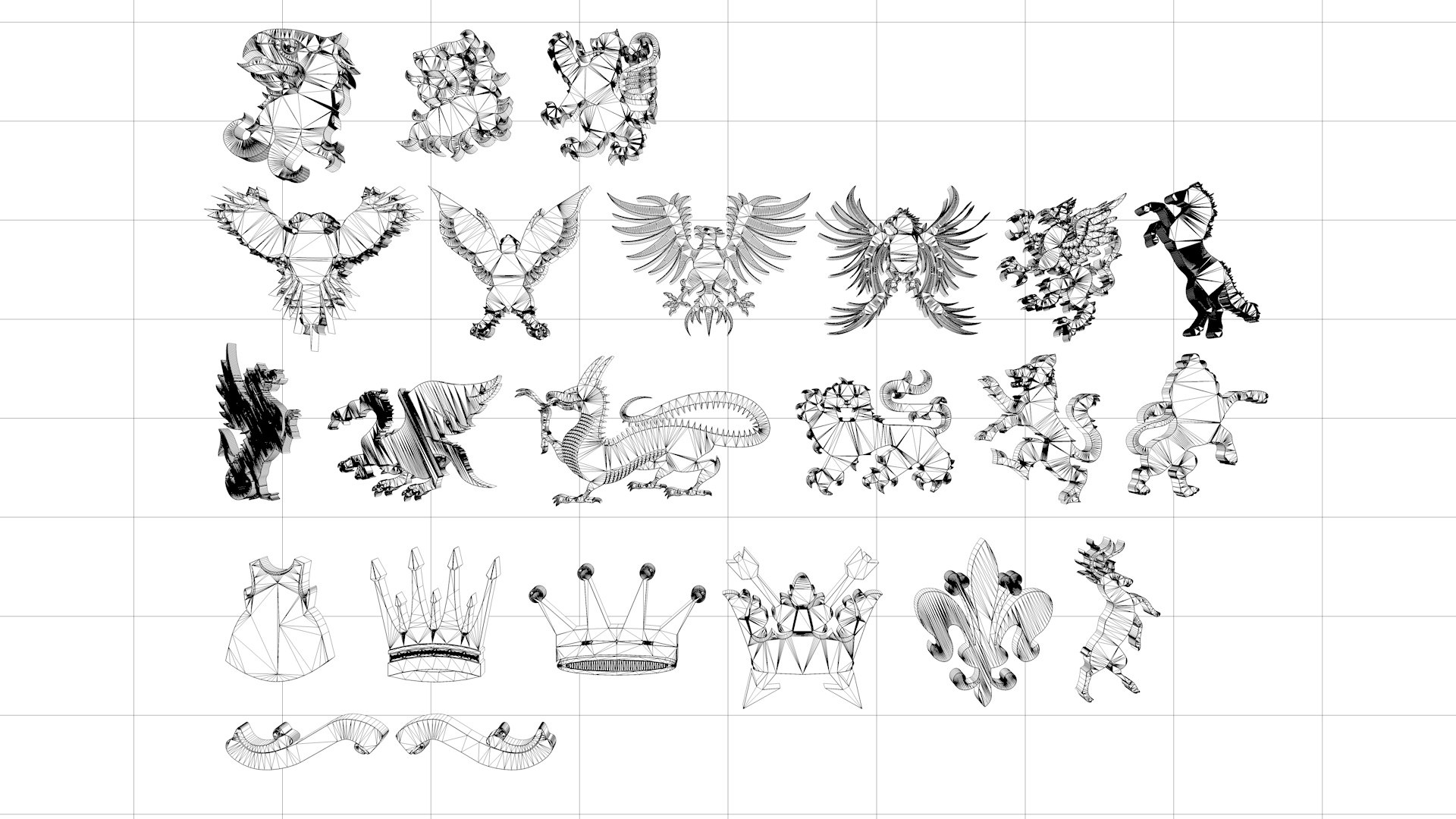 Heraldry 3D model - TurboSquid 1668438