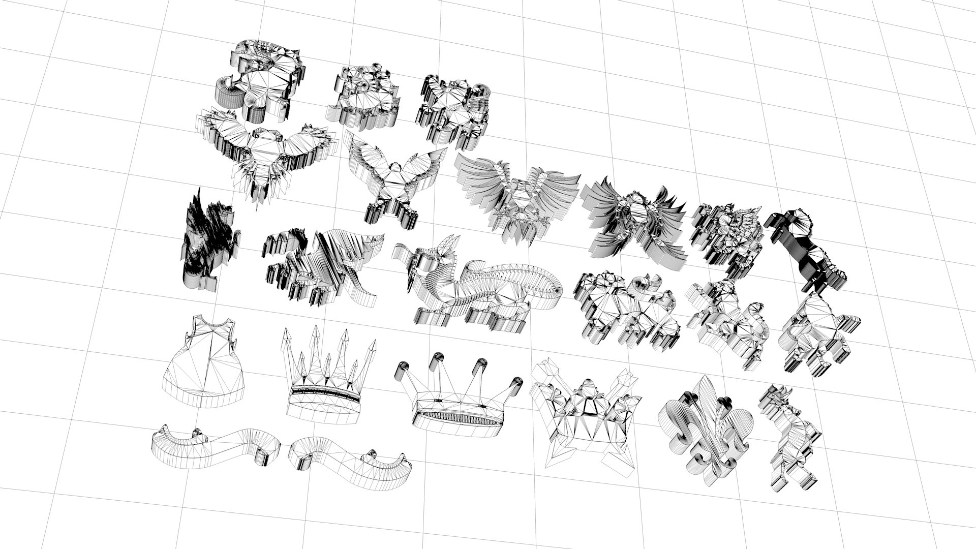 Heraldry 3D model - TurboSquid 1668438