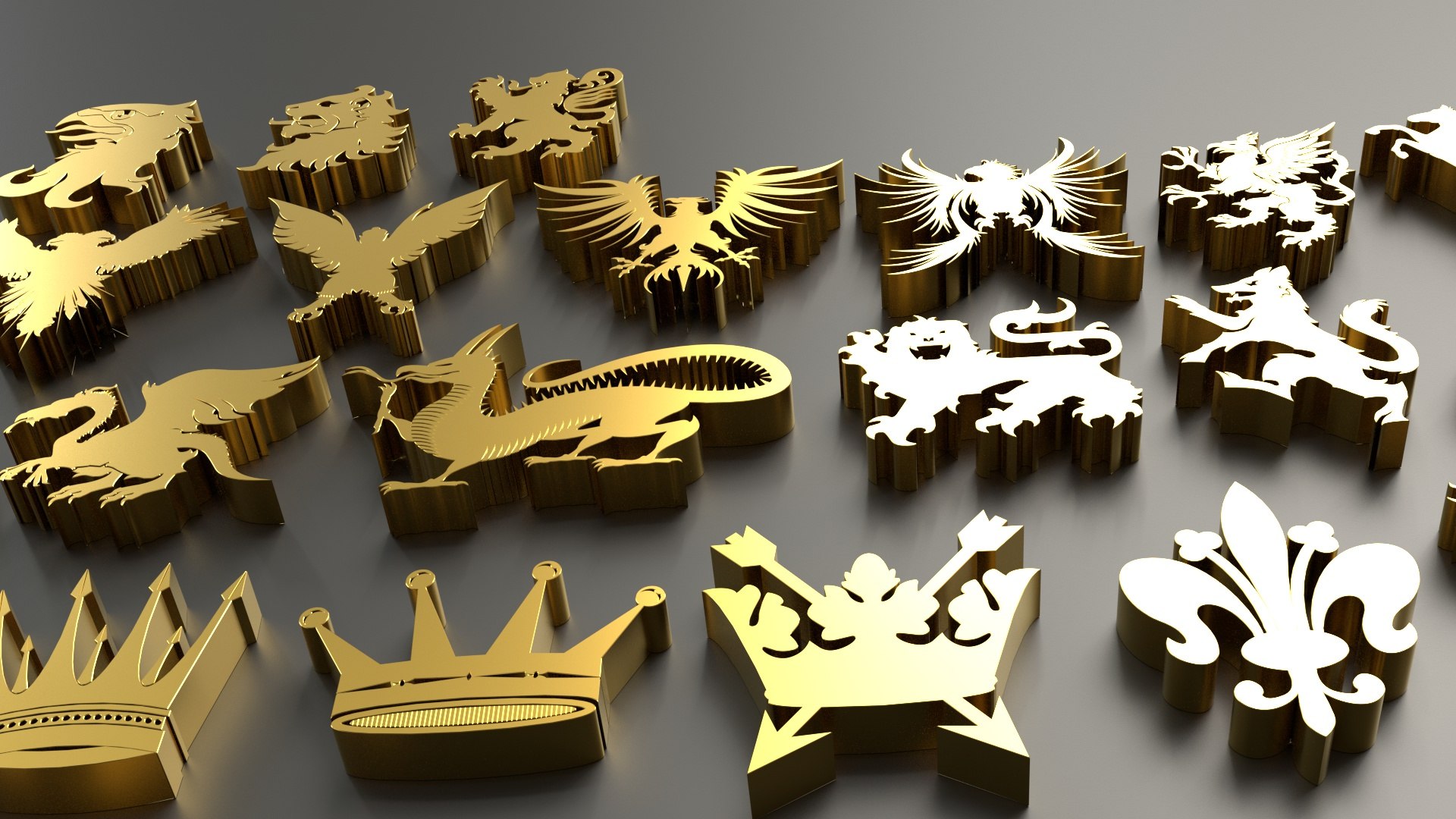 Heraldry 3D model - TurboSquid 1668438